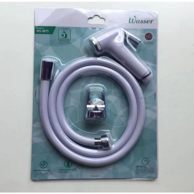 Jual Jet shower wasser WS 88 TS putih jet shower toilet | Shopee Indonesia