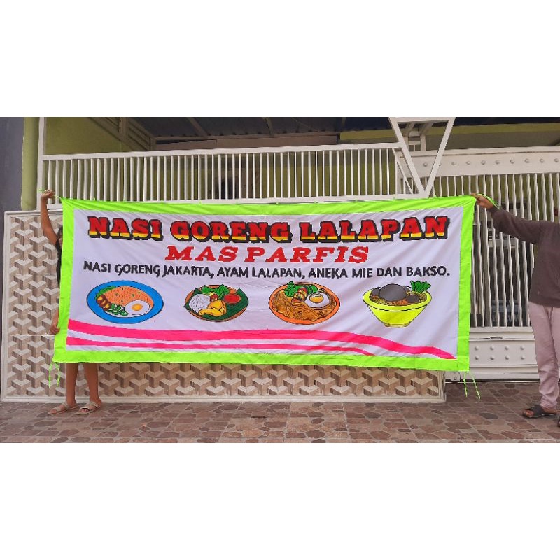 Jual spanduk nasi goreng spanduk mie goreng spanduk soto ayam spanduk ...