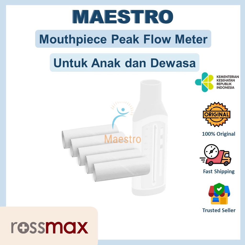 Jual Mouthpiece Peak Flow Meter Rossmax Sparepart Corong Anak Dewasa ...