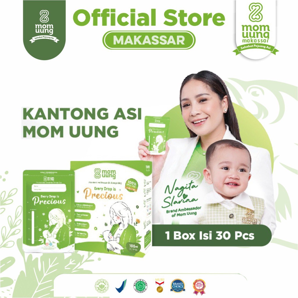 Jual ASI BAG MOM UUNG MAKASSAR 30 BAG 100 ML / KANTONG ASI MOMUUNG ...