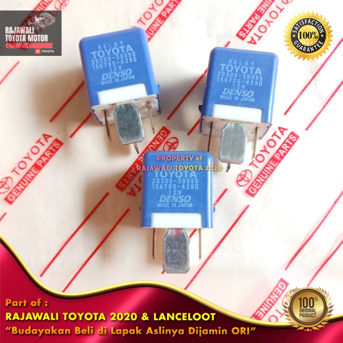 Jual Relay Starter Innova & Fortuner Diesel Genuine Toyota (28300-30050 ...