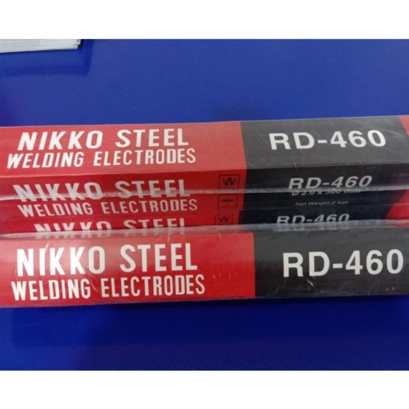Jual KAWAT LAS 2MM RD 460 NIKKO STEEL (2KG) TERMURAH | Shopee Indonesia