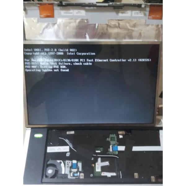 Jual LCD laptop Tebal 14inc 30pin konektor lebar ada kable Inverter ...