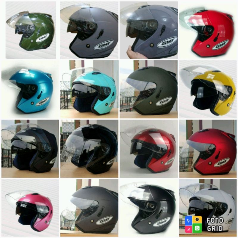Jual Helm Centro 2visor GMT MRJ Original Sni | Shopee Indonesia