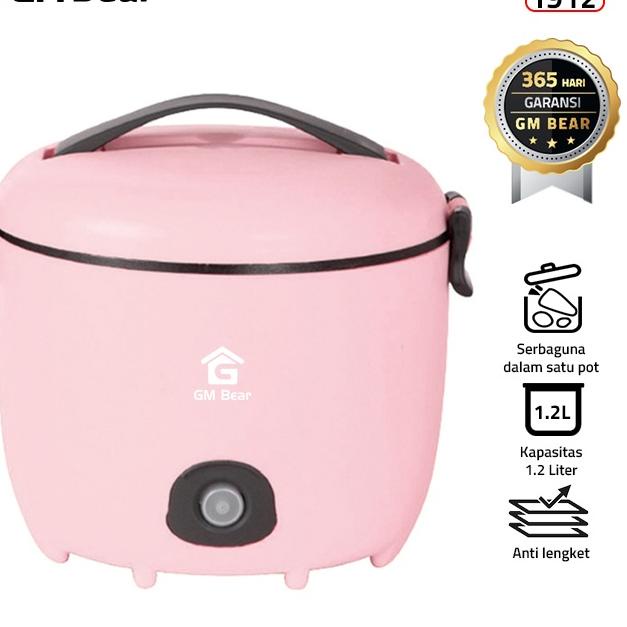 Jual Depan1 GM Bear Rice Cooker/Panci Listrik 2in1 Seaguna 1.2L P0437 - Electric Cooking Pot ...