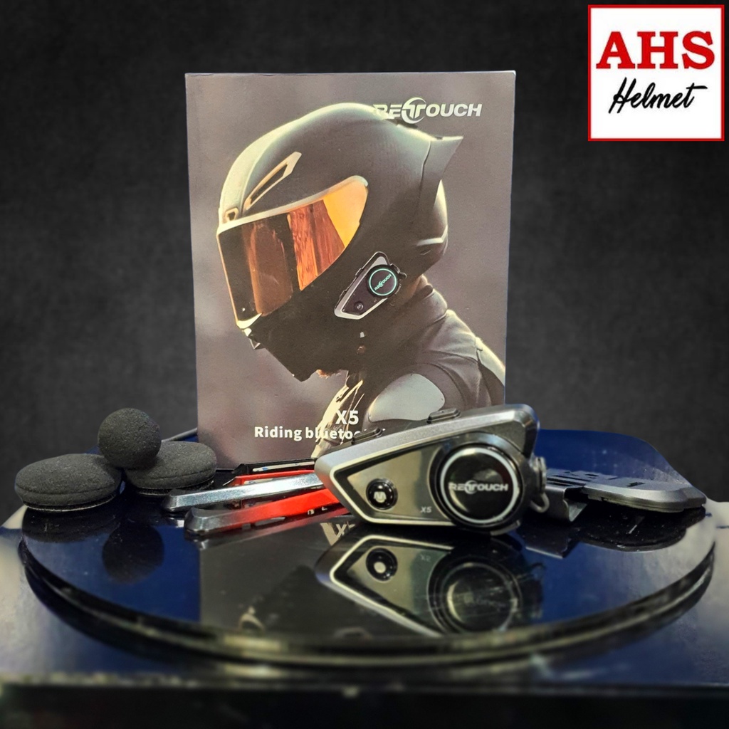 Jual INTERCOME HELM RETOUCH X5 ORIGINAL BLUETOOTH HEADSET ORIGINAL ...