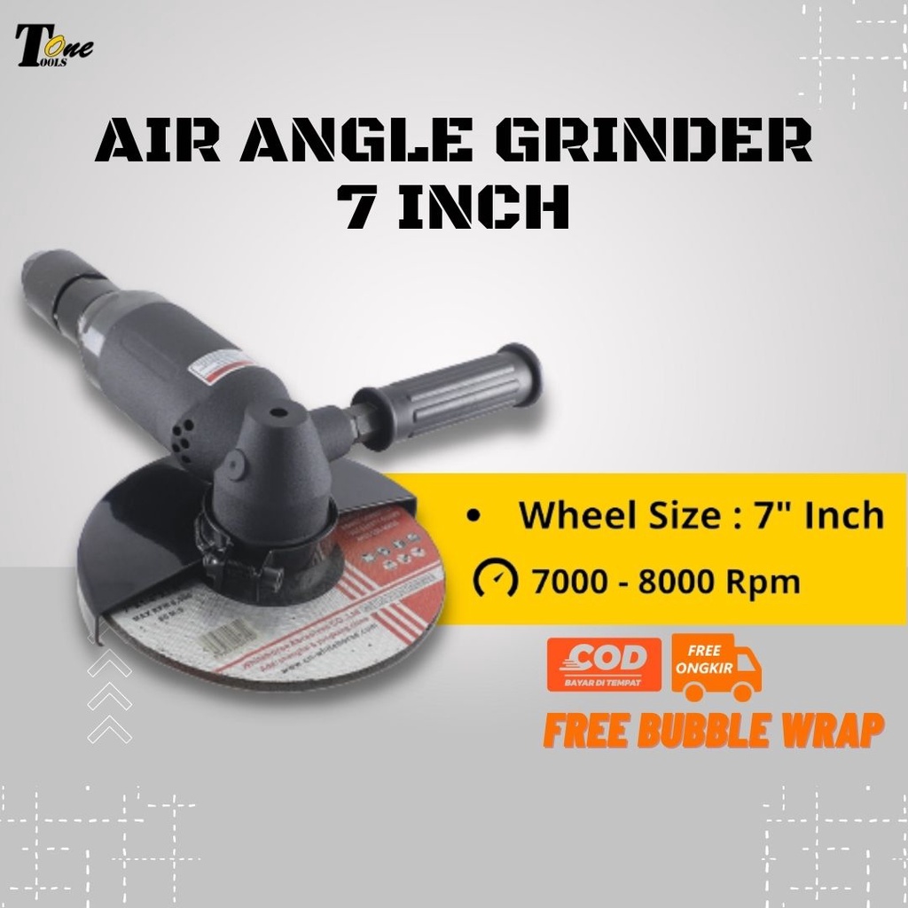 Jual Air Angle Grinder 7 Inch Mesin Gerinda Tangan 7" Inch Japan ...