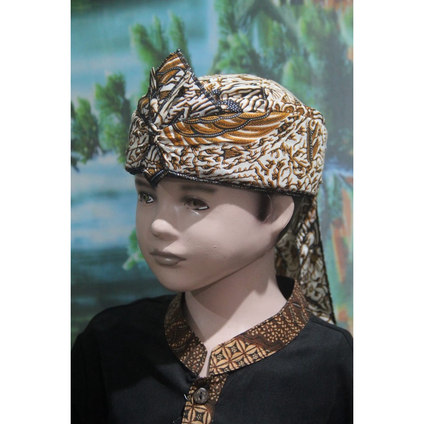 Jual IketKEPALA blankon sunda jawa tradisional model atas full tutup ...