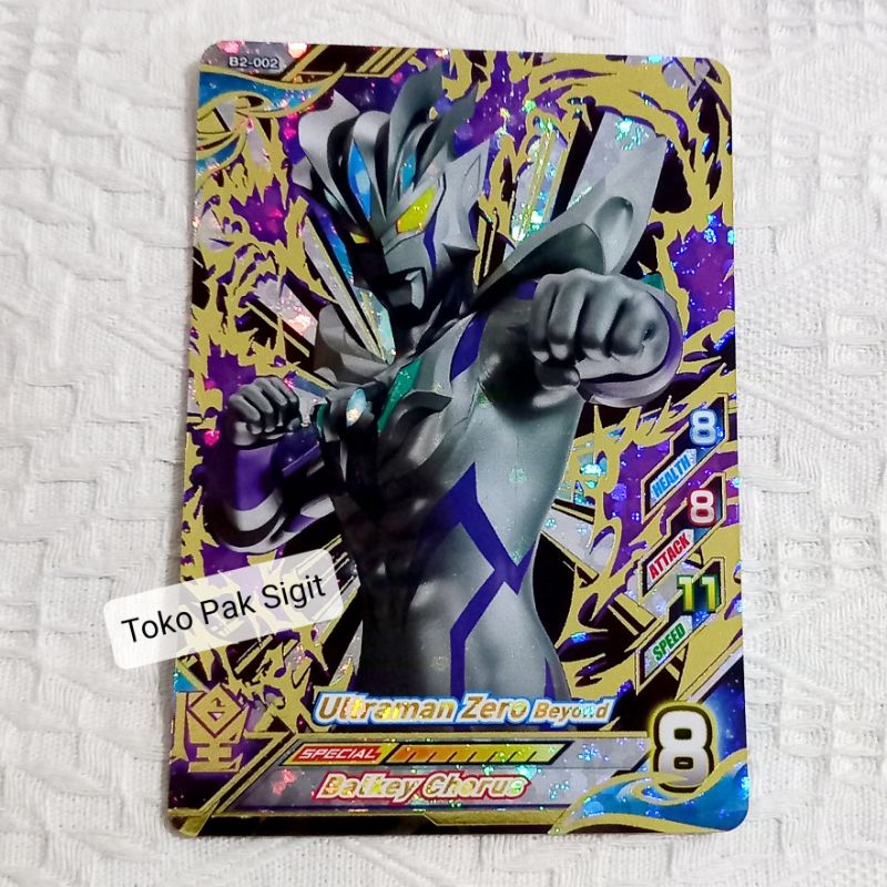 Jual Kartu Ultraman Zero Beyond B2-002 UR Ultraman Fusion Fight RB Versi 2 | Shopee Indonesia