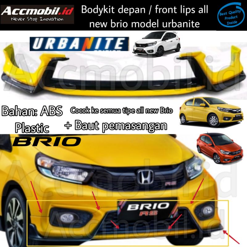 Jual Body kit depan front lips all new brio model urbanite | Shopee ... Jual Body kit depan front lips all new brio model urbanite | Shopee ...