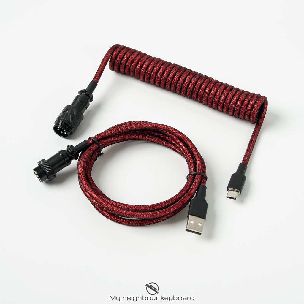Jual Coiled Cable Type C Aviator - Kabel Mechanical Keyboard by MYNK ...