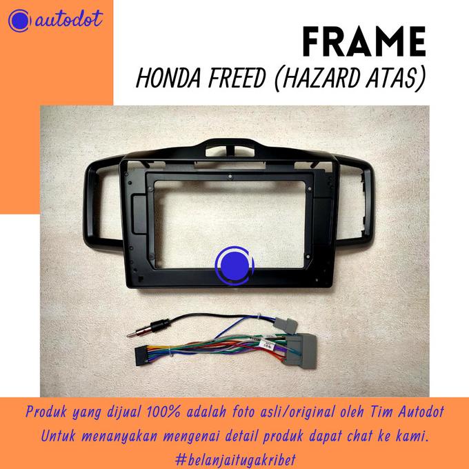 Jual Frame Headunit Android Honda Freed 9 Inch / Frame Head Unit 9 Inch ...