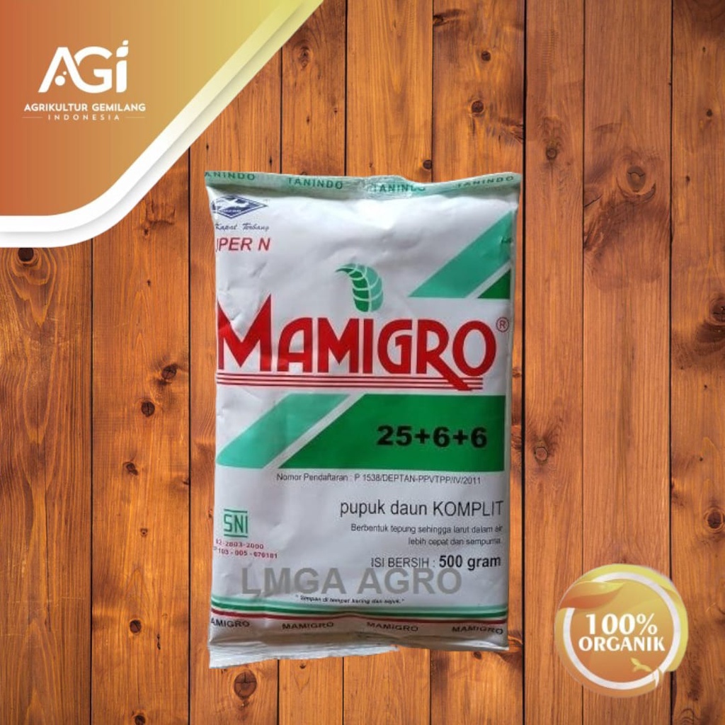 Jual Pupuk daun komplit MAMIGRO 25-6-6 isi 500gr dari CAP KAPAL TERBANG ...