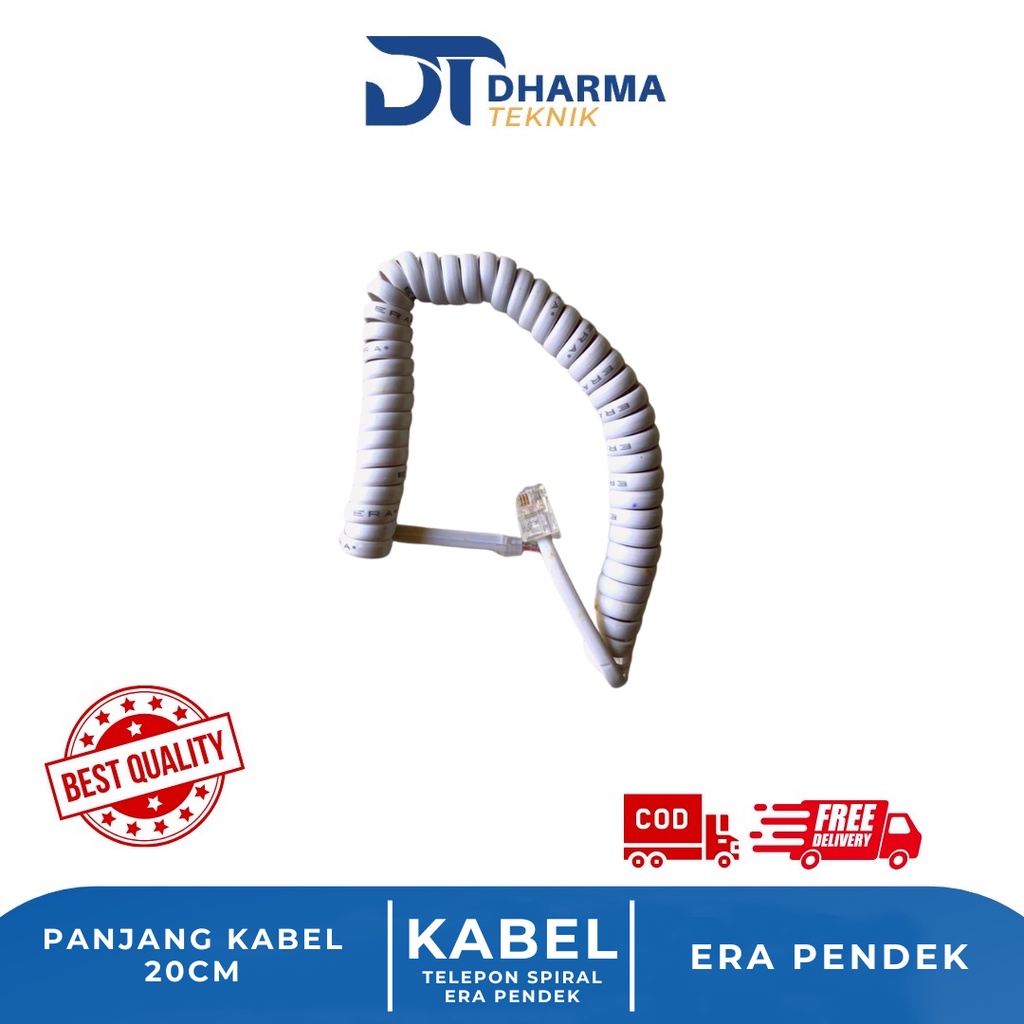 Jual Kabel Telepon Era Pendek Spiral 20cm | Shopee Indonesia
