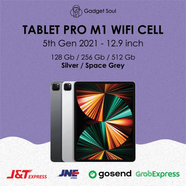 Jual Tablet Pro 5th Gen 2021 12.9 Inch Wifi Cellular M1 Chip 256GB ...