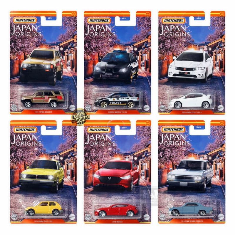 Jual Matchbox Japan Series - Matchbox original - Japan series matchbox ...