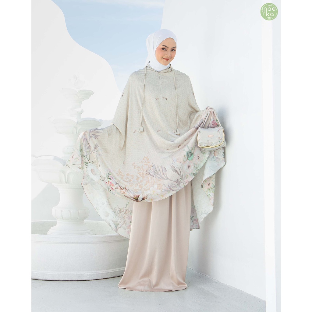 Jual Naeka Mukena Hawwa Silk Premium Printing 2in1 Travel Friendly ...