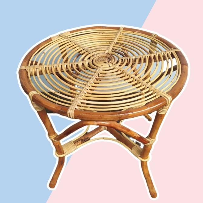 Jual Meja Bulat Rotan Cirebon | Shopee Indonesia