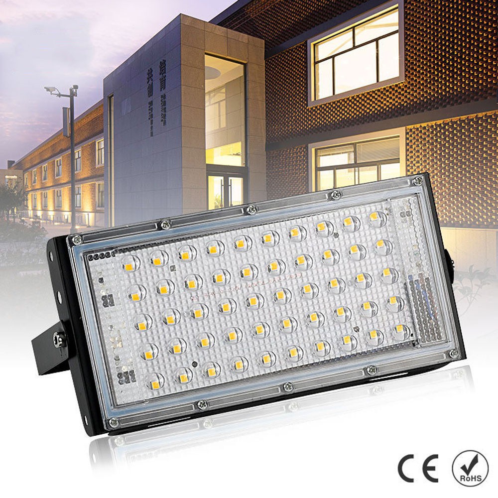 Jual LAMPU SOROT FLOOD LIGHT SMD 50 WATT LAMPU TEMBAK Murah MODEL TIPIS ...