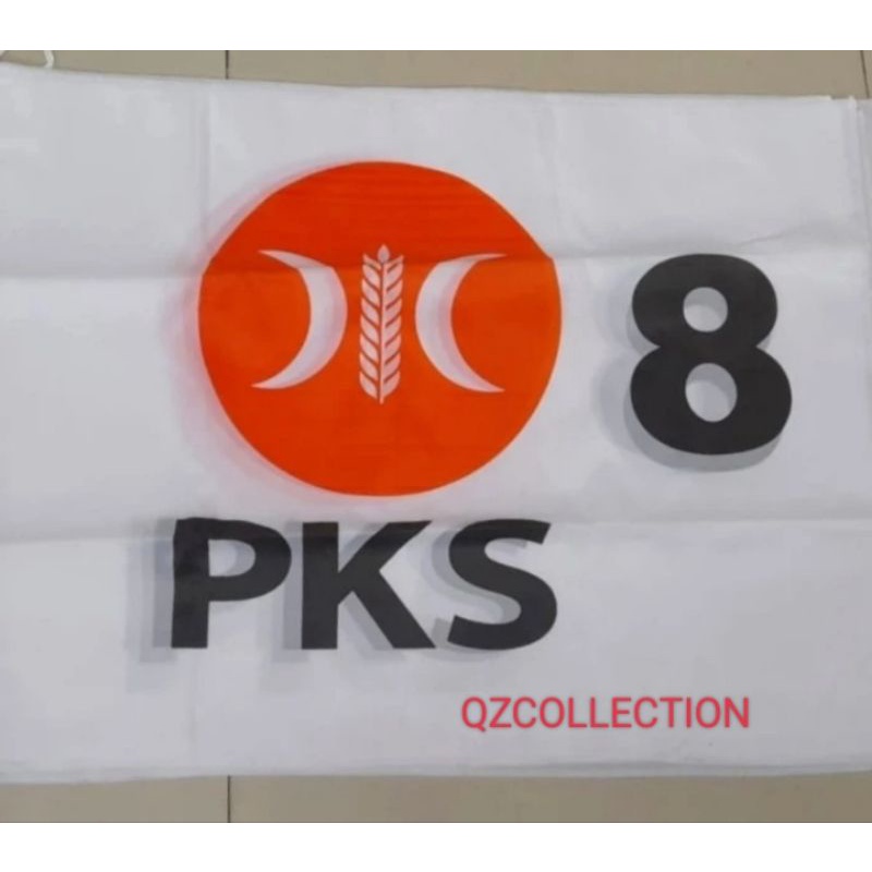 Jual bendera PKS 2 x 3 M, ada nomor 8 | Shopee Indonesia