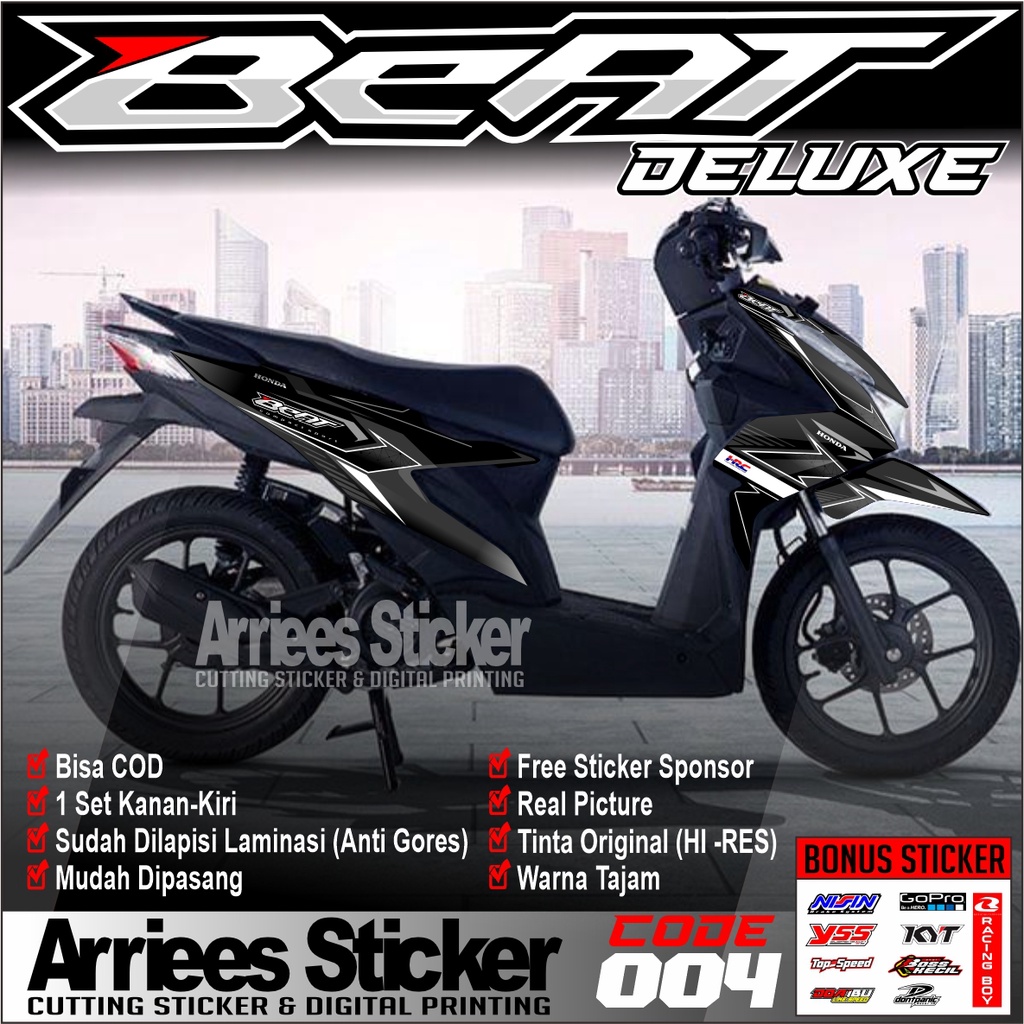 Jual DECAL HONDA BEAT DELUXE 2022 - DECAL BEAT DELUXE 2022 VARIASI ...