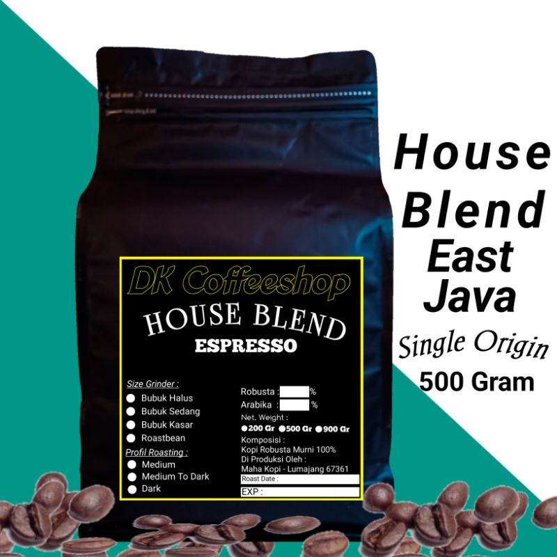 Jual Kopi House blend Espresso full Robusta 70% Arabika 30% Pilih ...