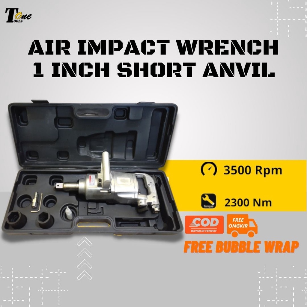 Jual Air Impact Wrench 1 Inch Kit Pin Hole Anvil 223mm Mesin Alat Buka ...