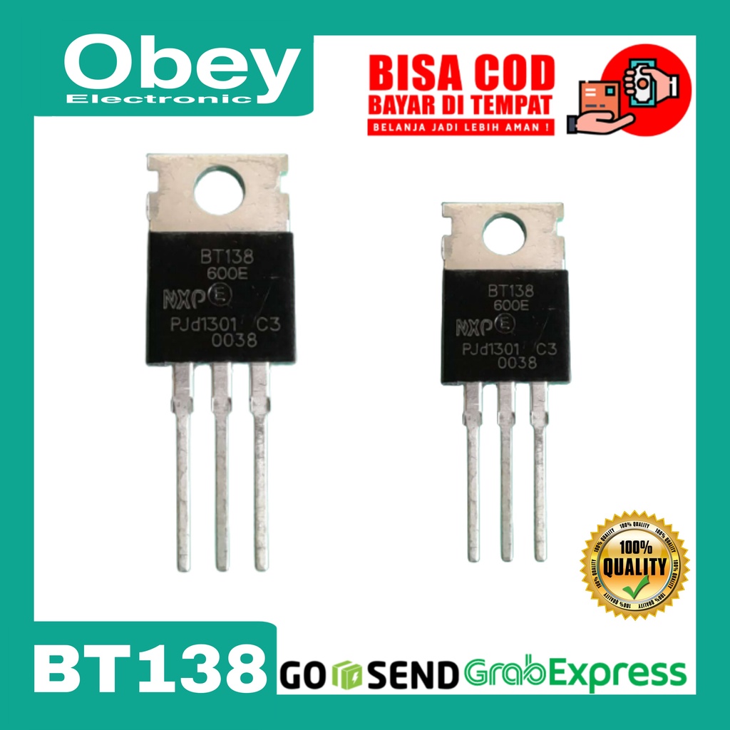 Jual TRIAC BT138 600E | Shopee Indonesia