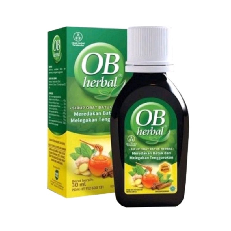 Jual OB herbal sirup obat batuk herbal 30ml | Shopee Indonesia