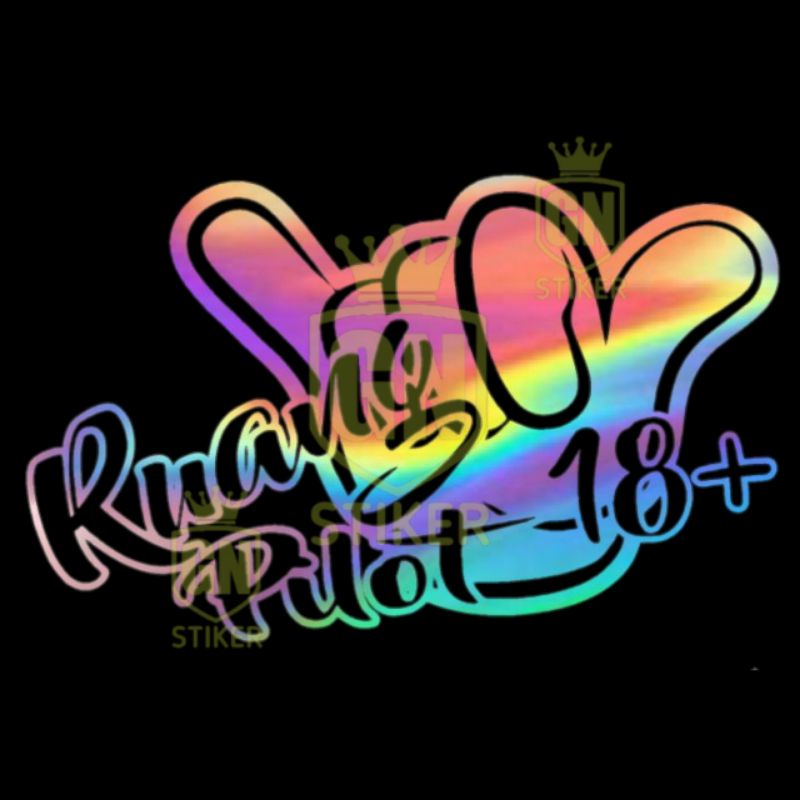 Jual STIKER CUTTING RUANG PILOT 18+ BUAT KACA PINTU TRUK,PIKUP DLL ...
