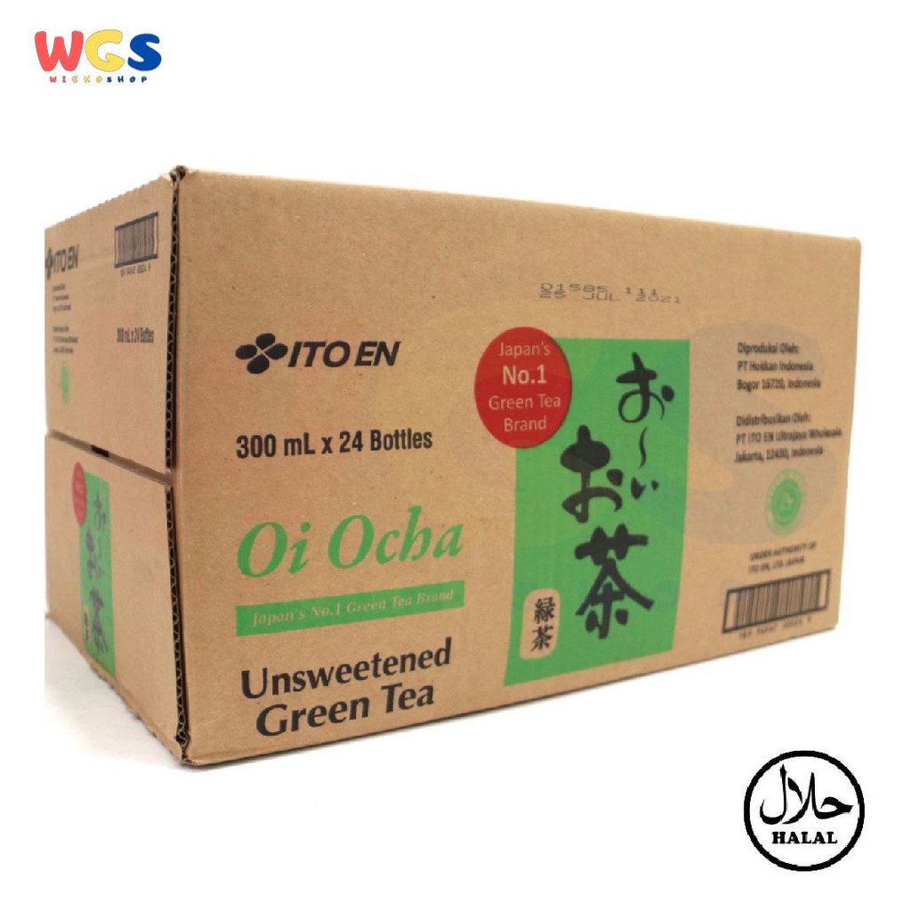 Jual ItoEn - Ito En Oi Ocha Unsweetened Green Tea 24 btl x 300ml | Shopee Indonesia