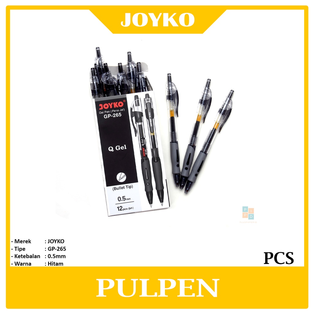 Jual JOYKO - Gel Pen GP-265 Q-Gel - Pcs | Shopee Indonesia