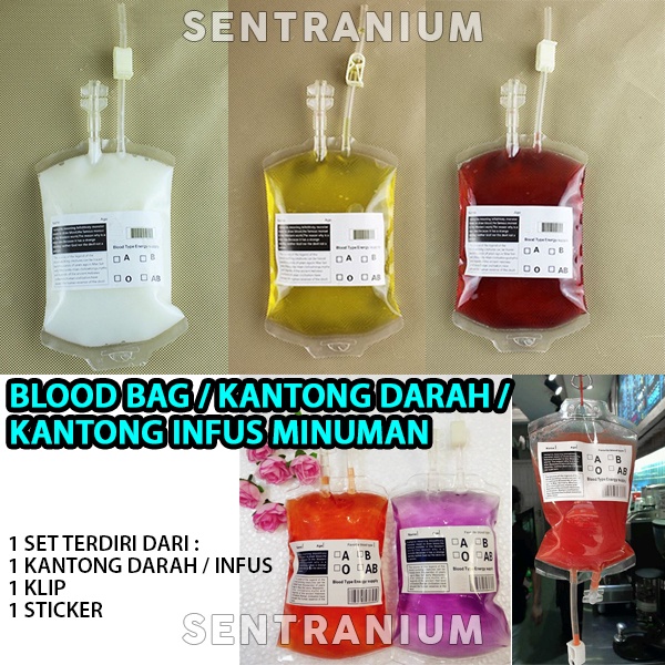 Jual [SATUAN] Blood Bag / Kantong Darah / Kantong Infus Plastik Kemasan ...