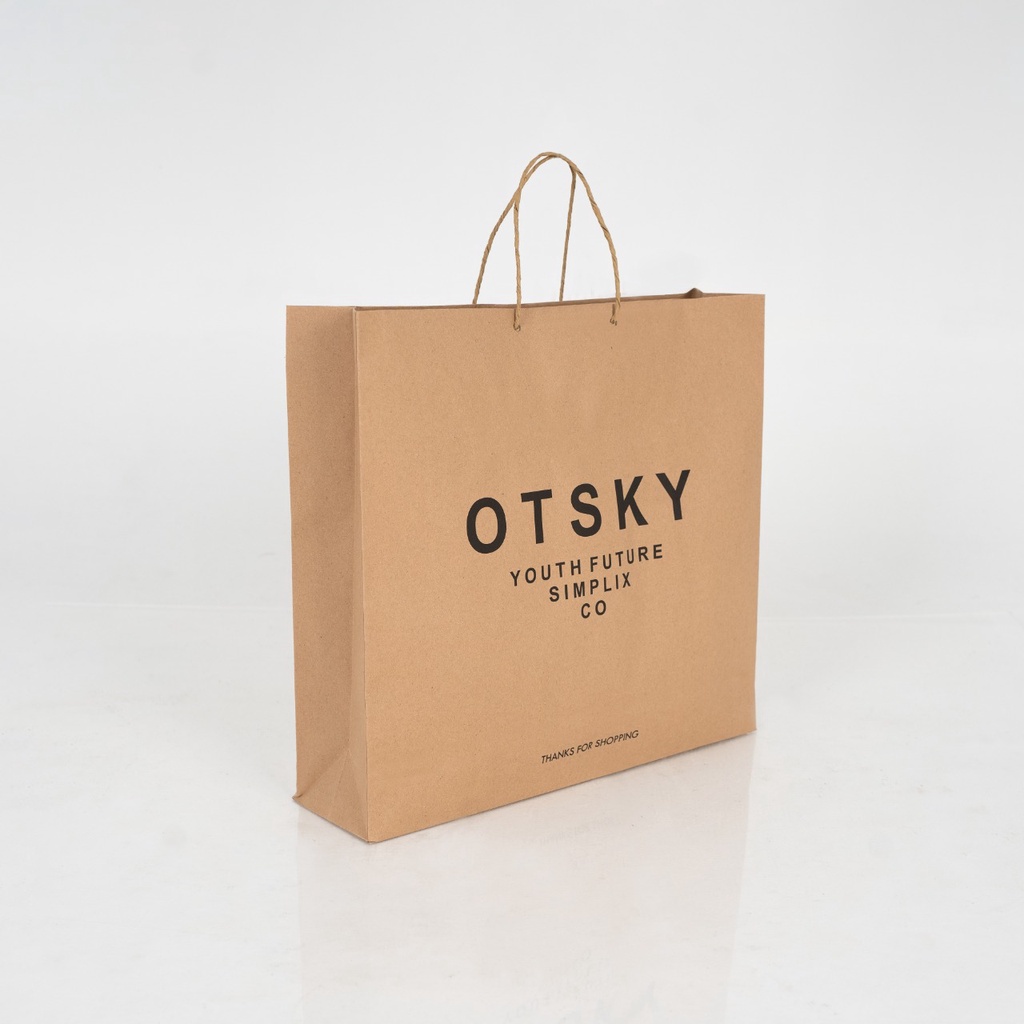 Jual Otsky Paper Bag Polos Premium New All | Shopee Indonesia