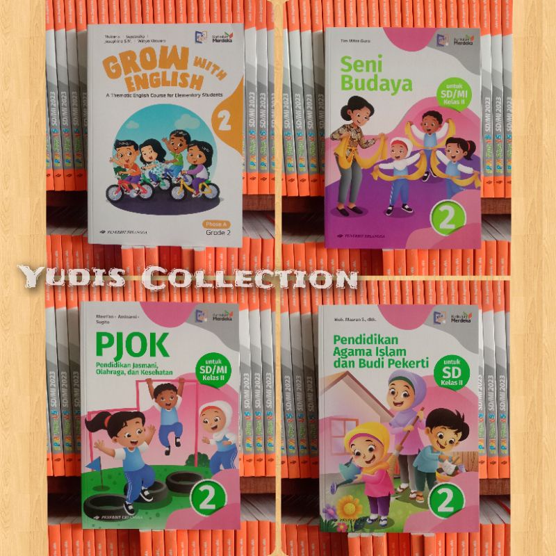 Jual BUKU KELAS 2 SD/MI KURIKULUM MERDEKA. Grow English, PJOK, Agama & Seni Budaya | Shopee ...