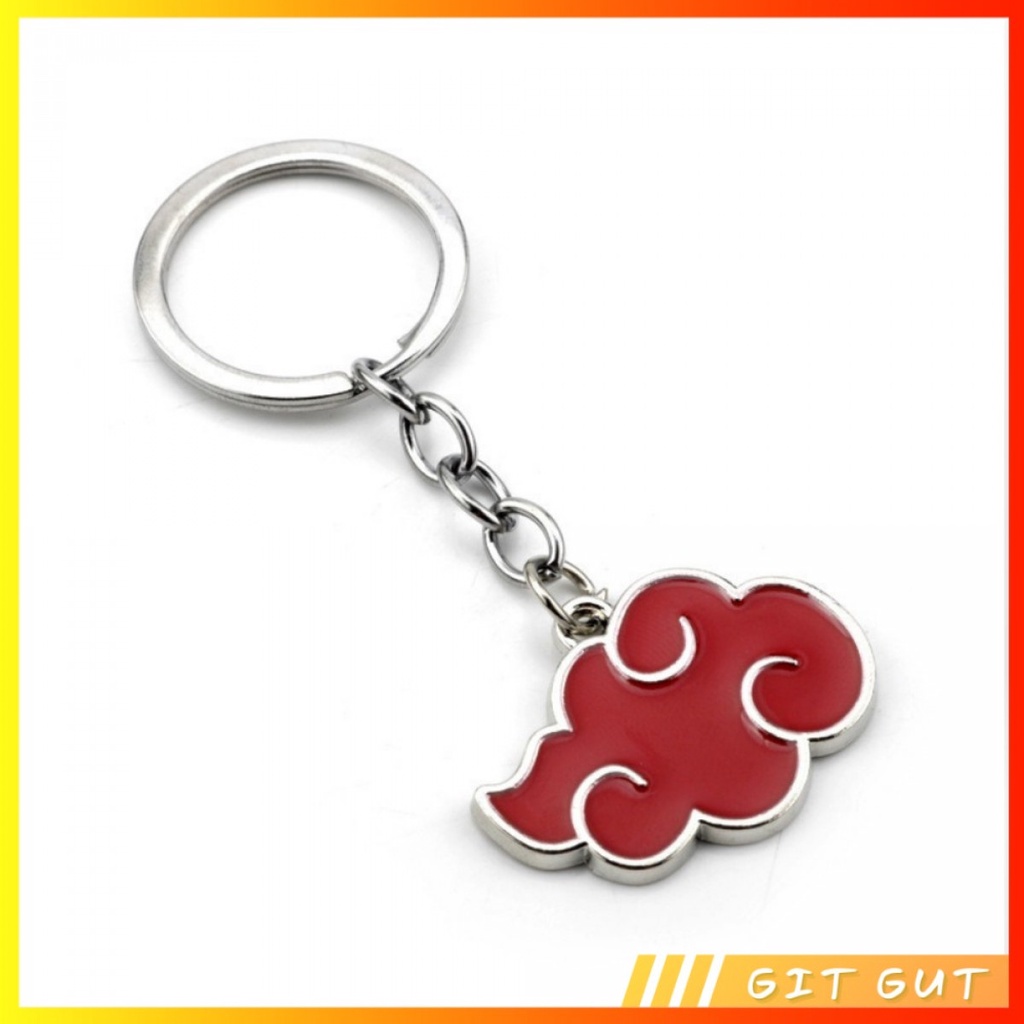 Jual Keychain Gantungan Kunci Naruto Cloud Akatsuki Symbol Awan Merah | Shopee Indonesia