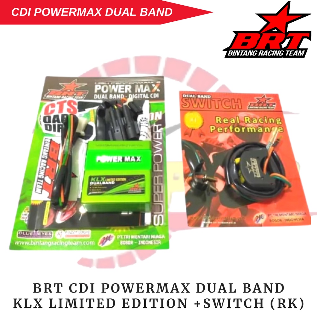 Jual BRT Racing CDI Powermax Dual Band KLX Limited Edition Green (RK ...