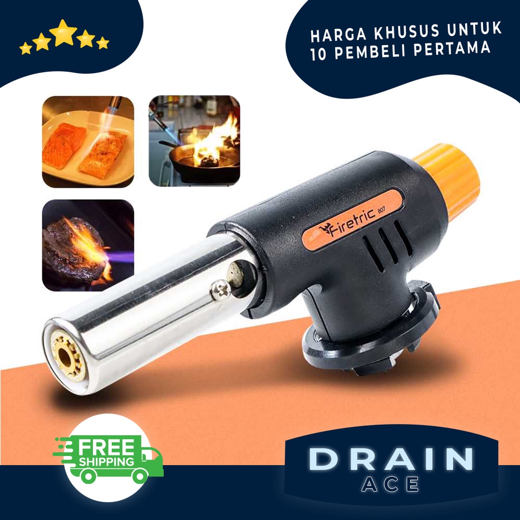 Jual Gas Torch Pematik Alat Bakar BBQ Blow Torch Flame Gun Multipurpose ...