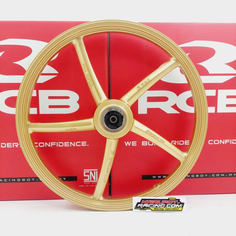 Jual VELG RACING YAMAHA RCB SP 522 GOLD 120X17 DEPAN ONLY | Shopee ...