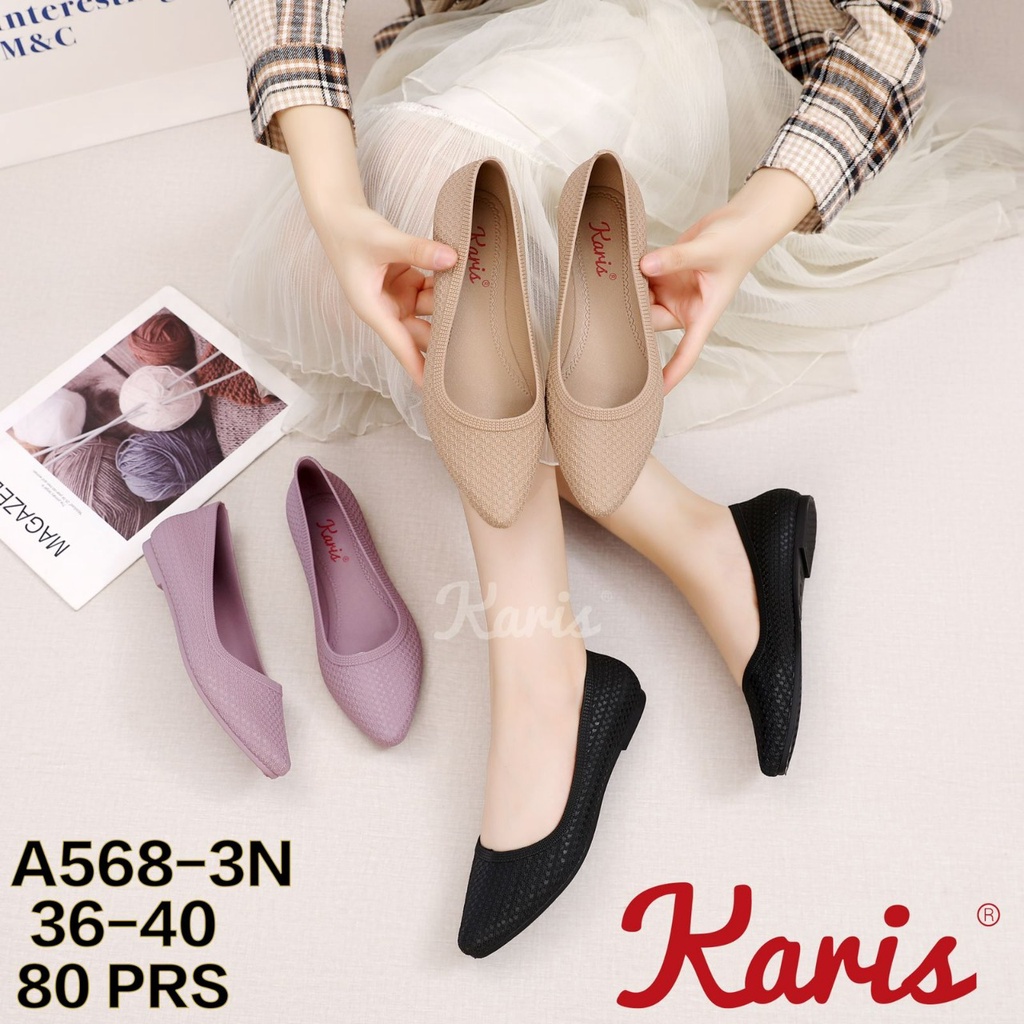 Jual SEPATU WANITA CANTIK BAHAN KARET JELLY PASTI AWET KARIS VEROTINO SIZE 36 - 40 / A568 ...