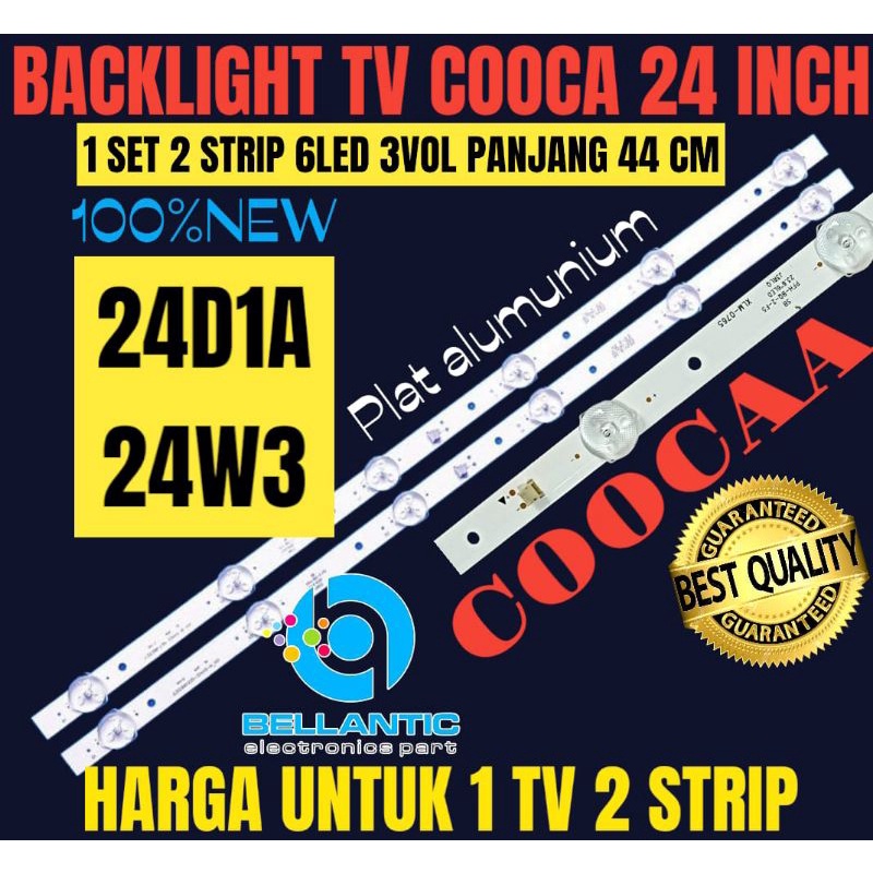 Jual BACKLIGHT TV LED COOCAA 24"INCH 24D1A 24W3 BACKLIGHT TV 24"INCH | Shopee Indonesia