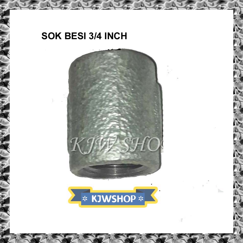 Jual Sok Besi Galvanis 3/4" / Sok 3/4" Besi / Sok Galvanis 3/4" / Sock ...