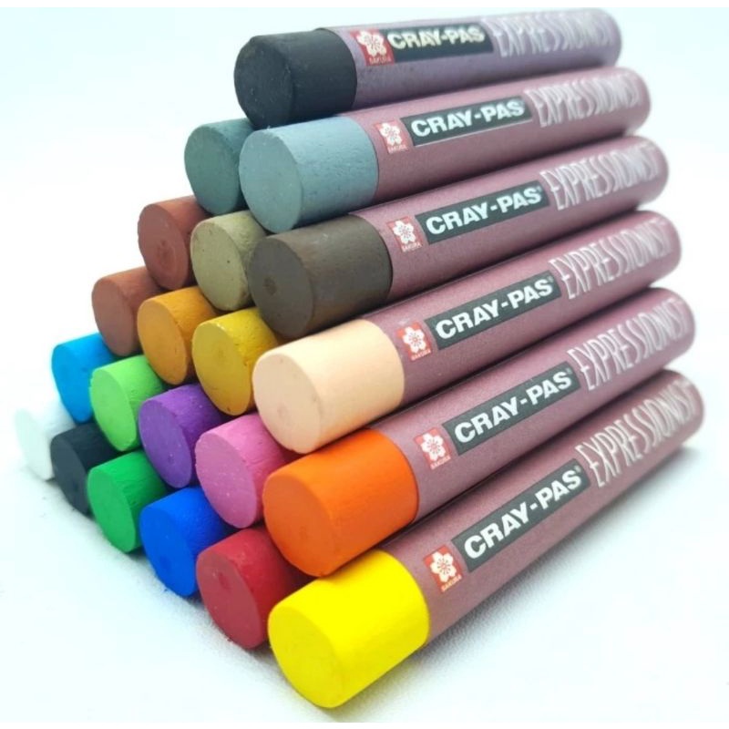 Jual Crayon Sakura Cray Pas Expressionist Oil Pastel Satuan | Shopee ...