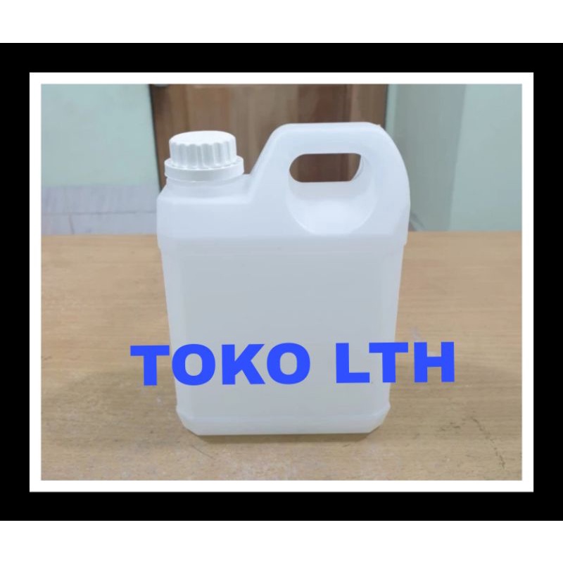 Jual JERIGEN 1 LITER KOTAK NATURAL TUTUP SEGEL HDPE BOTOL PLASTIK KIMIA SABUN 1 LTR 1000 ML ...