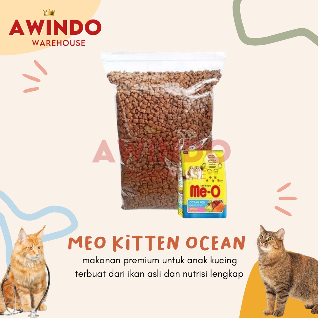 Jual MEO KITTEN OCEAN FISH 800GR - Makanan Pakan Premium Anak Kucing ...