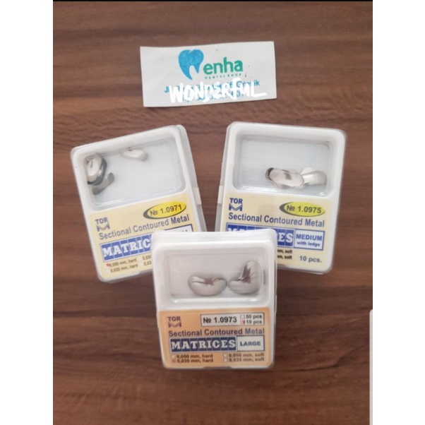 Jual Sectional Matrix Metal TOR VM/Refill Matrix/section matric/matrix ...