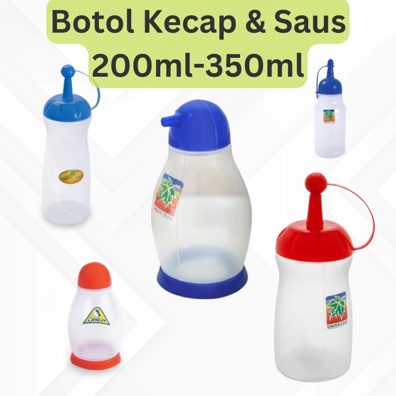 Jual Botol Kecap - Saus Vitto Ukuran 250ml dan 350ml - Penguin 200ml ...