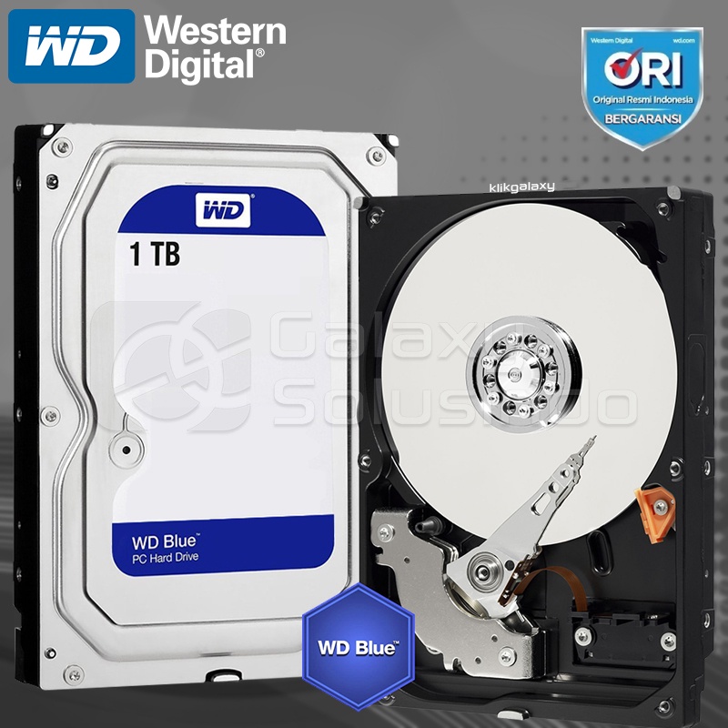 Jual WD Caviar Blue 1TB SATA3 7200RPM 64MB buffer | Shopee Indonesia