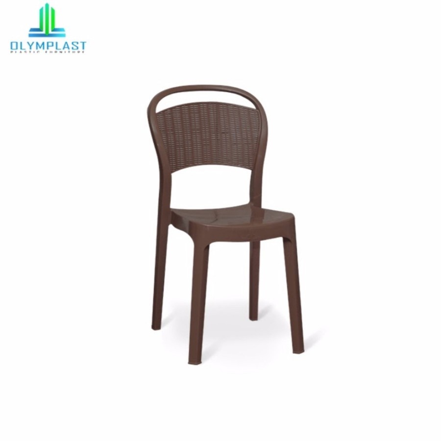 Jual Olymplast Kursi Makan | Kursi Tamu | Kursi Serbaguna Motif Rattan ...
