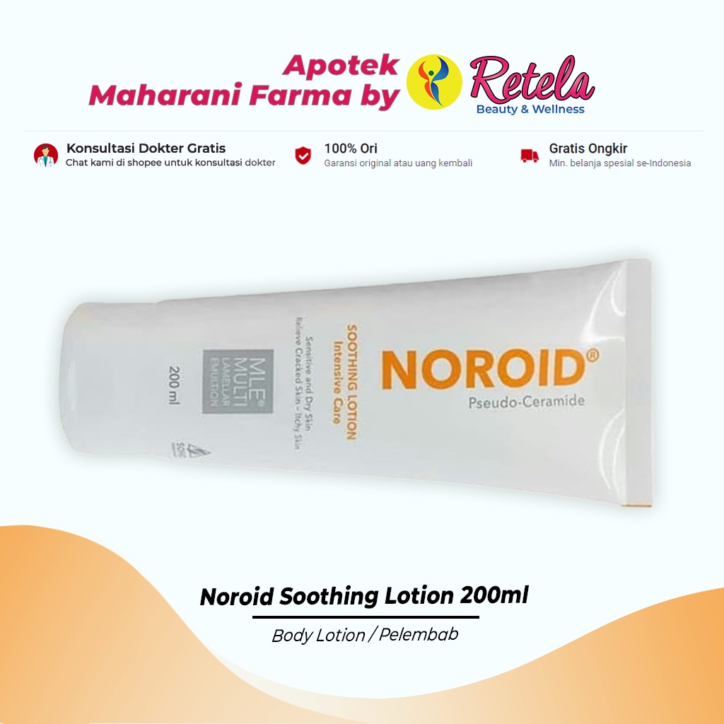 Jual Noroid Soothing Lotion 200Ml / Pelembab Kulit Kering | Shopee ...